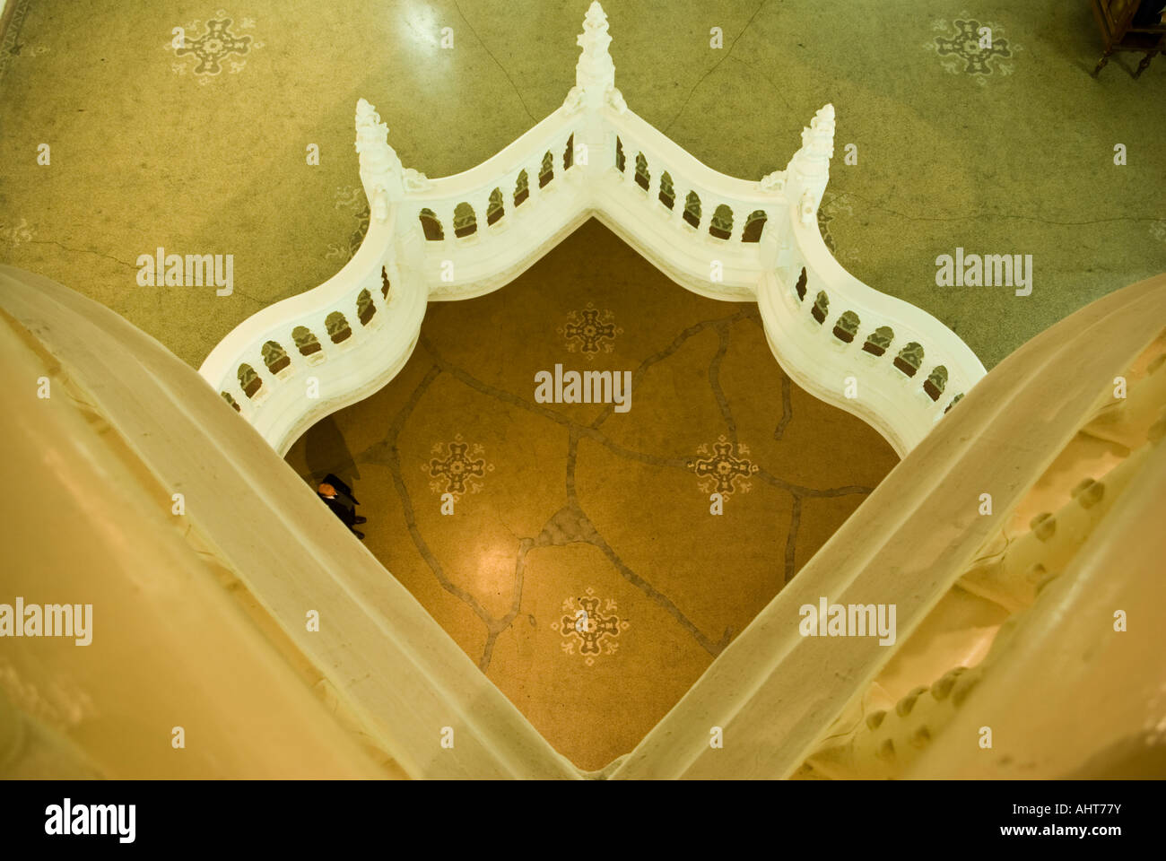interior lightwell, Museum of Applied Arts, Budapest, Hungary Stock ...
