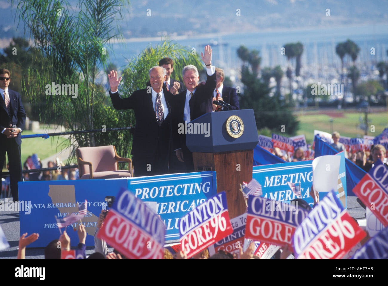 Bill clinton 1996 hi-res stock photography and images - Alamy