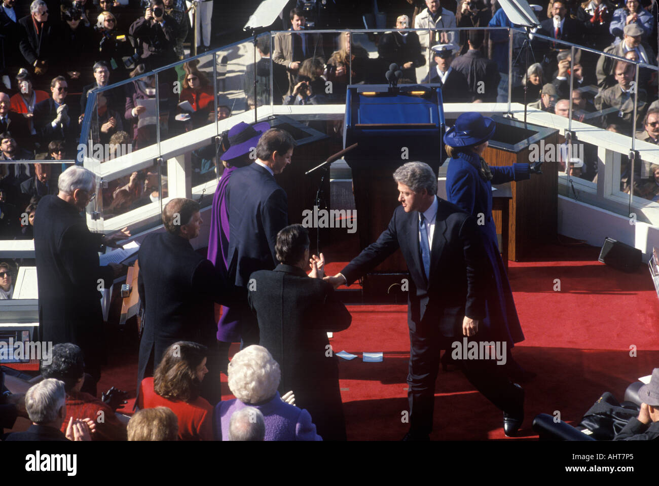 Clinton inauguration 1993 hi-res stock photography and images - Alamy