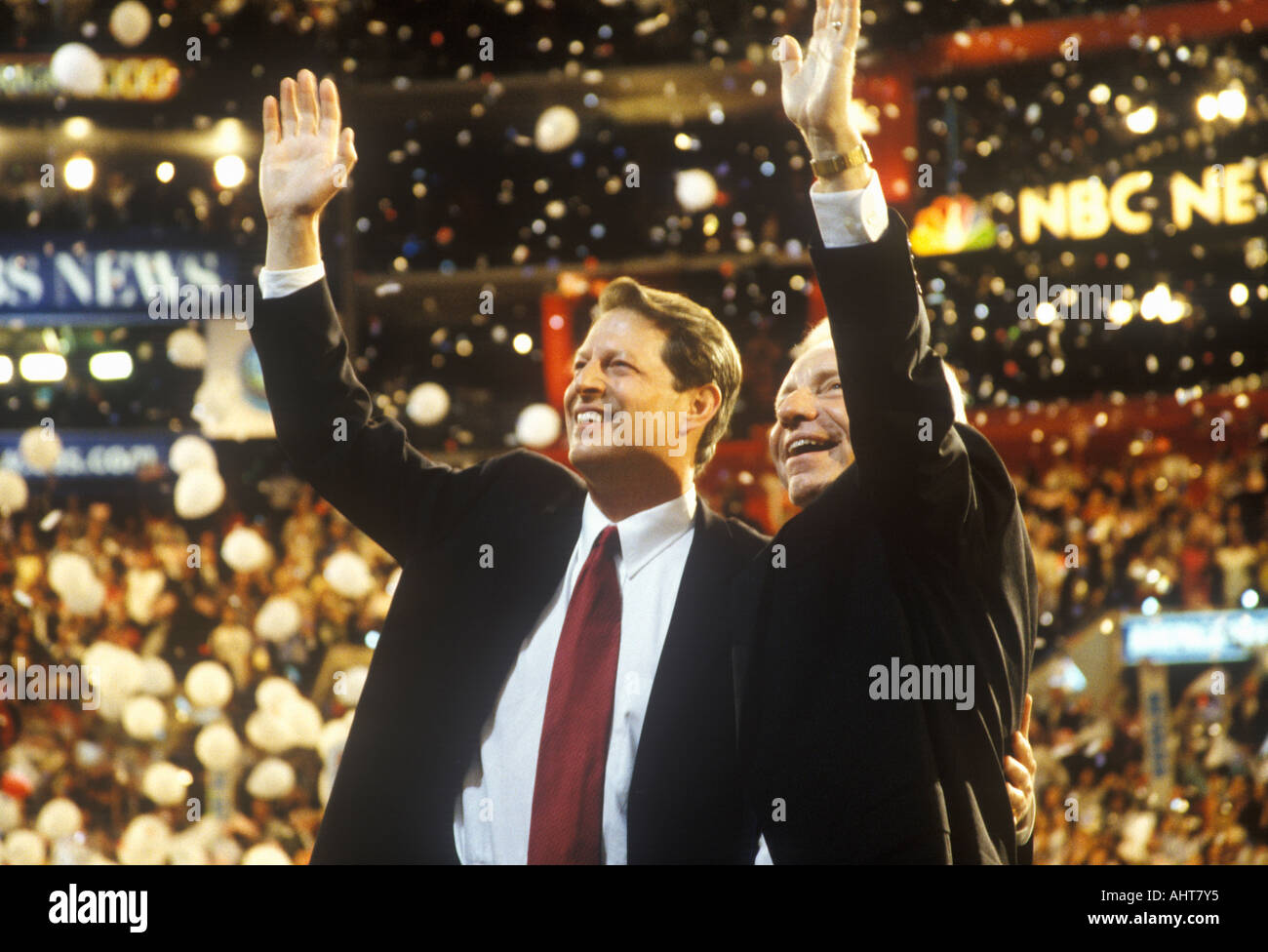 Former Vice President Al Gore and Senator Joe Lieberman s acceptance ...