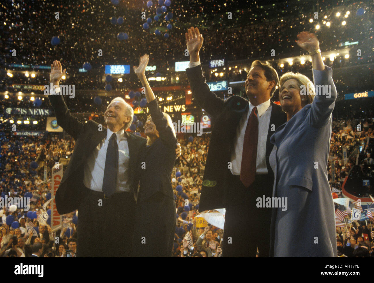 Former Vice President Al Gore and Senator Joe Lieberman s acceptance ...
