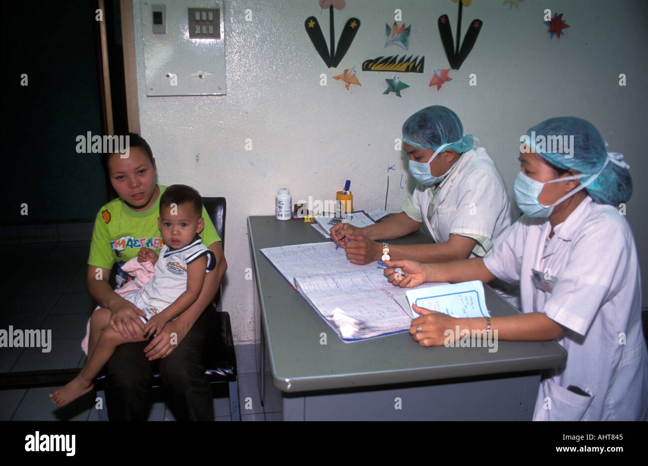 Laos Vientiane Mahasot General Hospital Stock Photo - Alamy