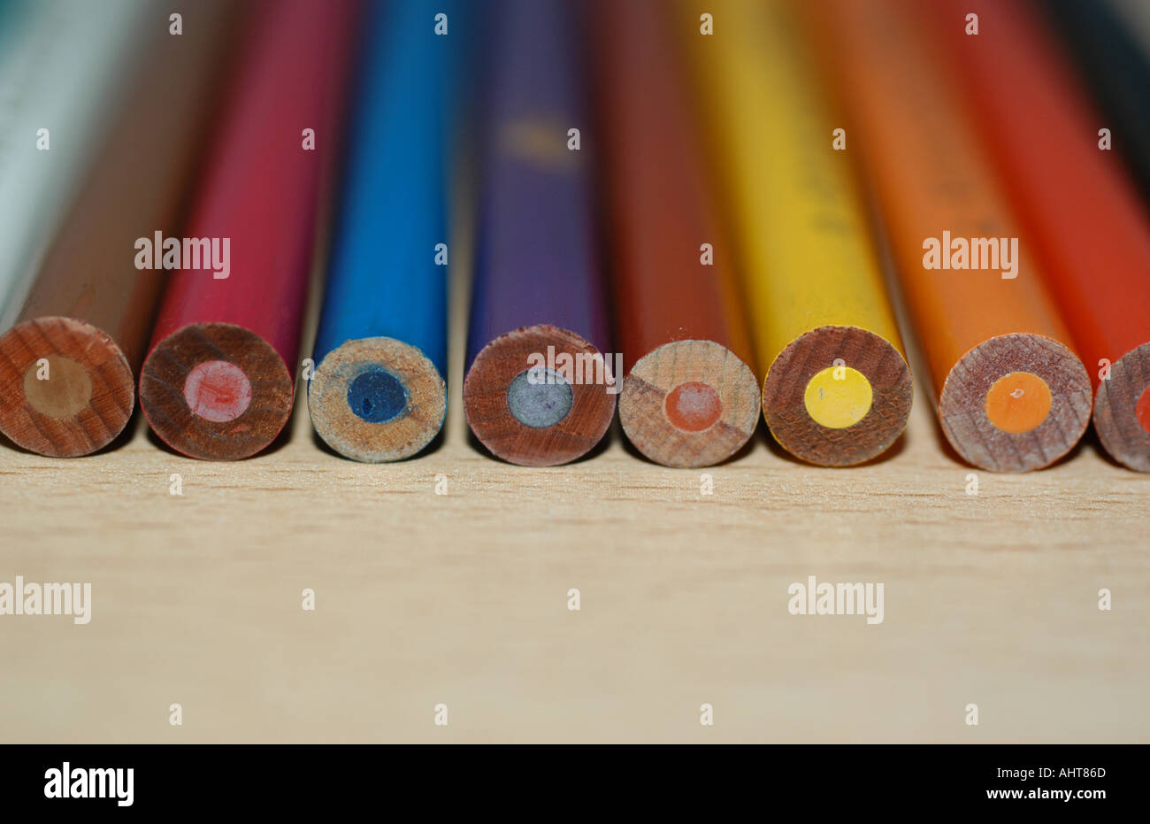 Coloured drawing implements hi-res stock photography and images - Alamy