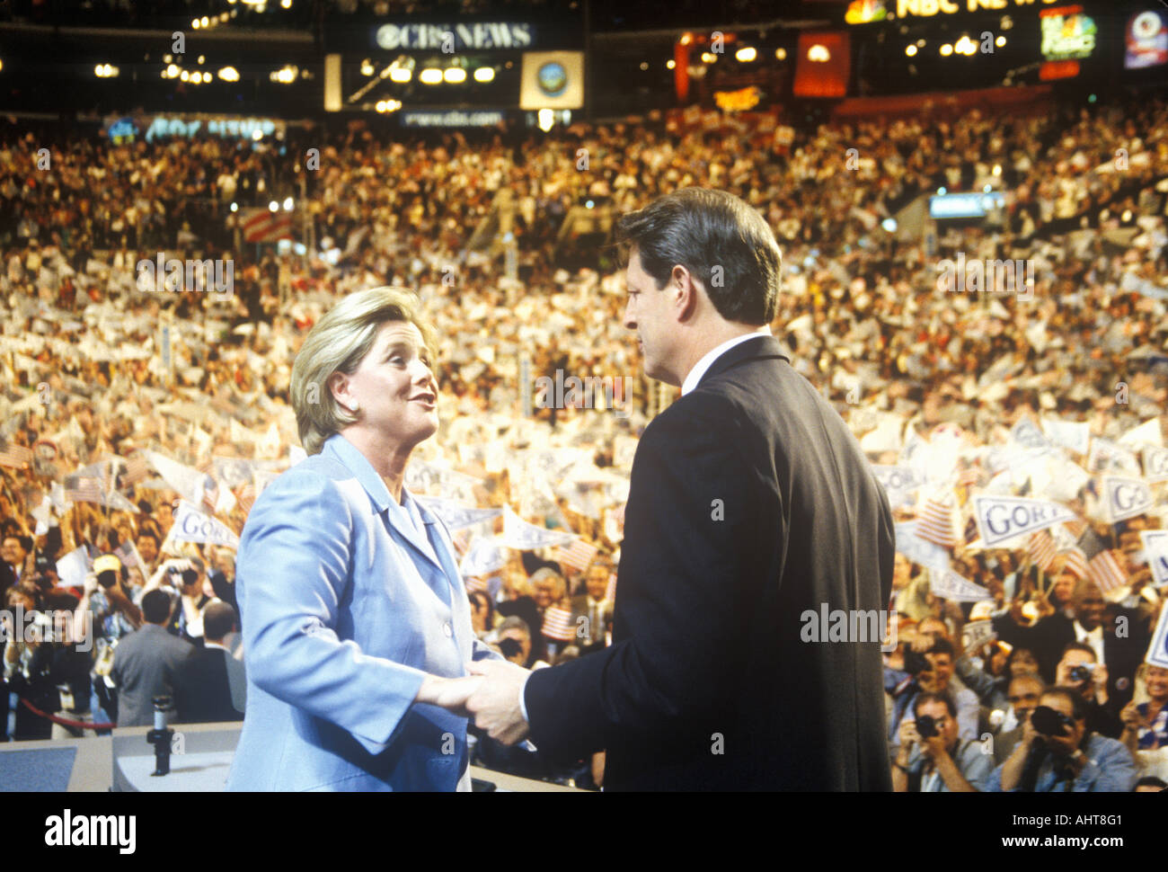 Former Vice President Al Gore delivers acceptance speech at the 2000 ...