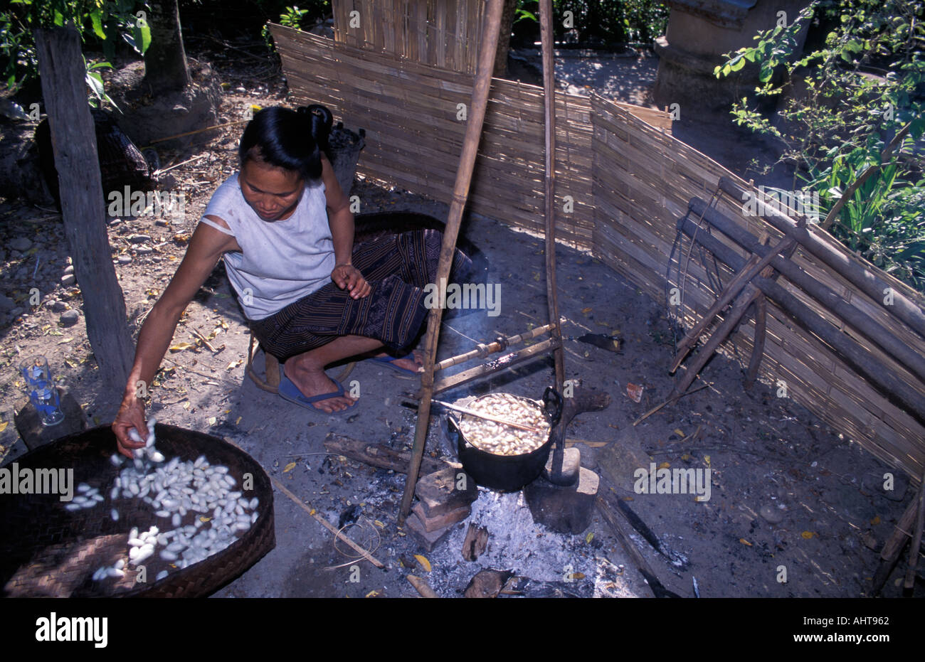 Laos Khmu Luang Namtha Khmu village Stock Photo - Alamy
