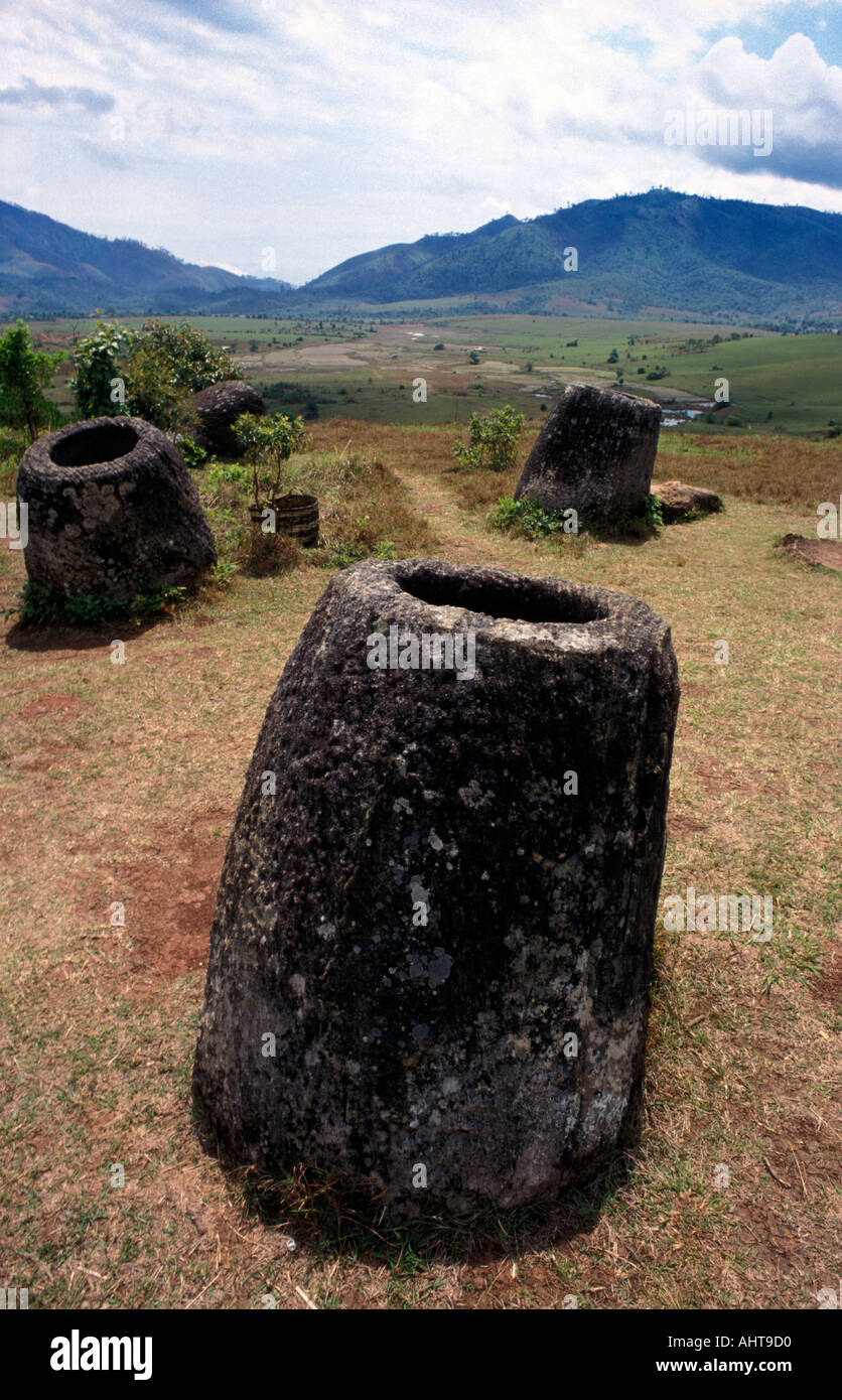 Laos Xieng Khouang Plain of Jars Stock Photo - Alamy