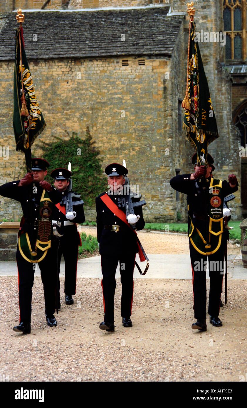 British Army ceremonial Parade at the Remembrance day gathering in ...