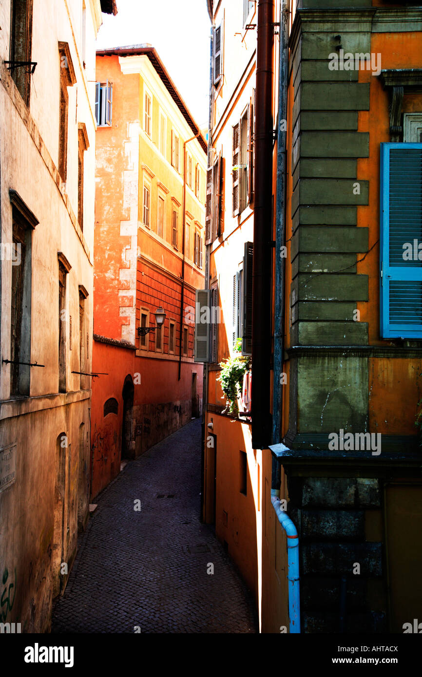 side street in Rome Stock Photo - Alamy