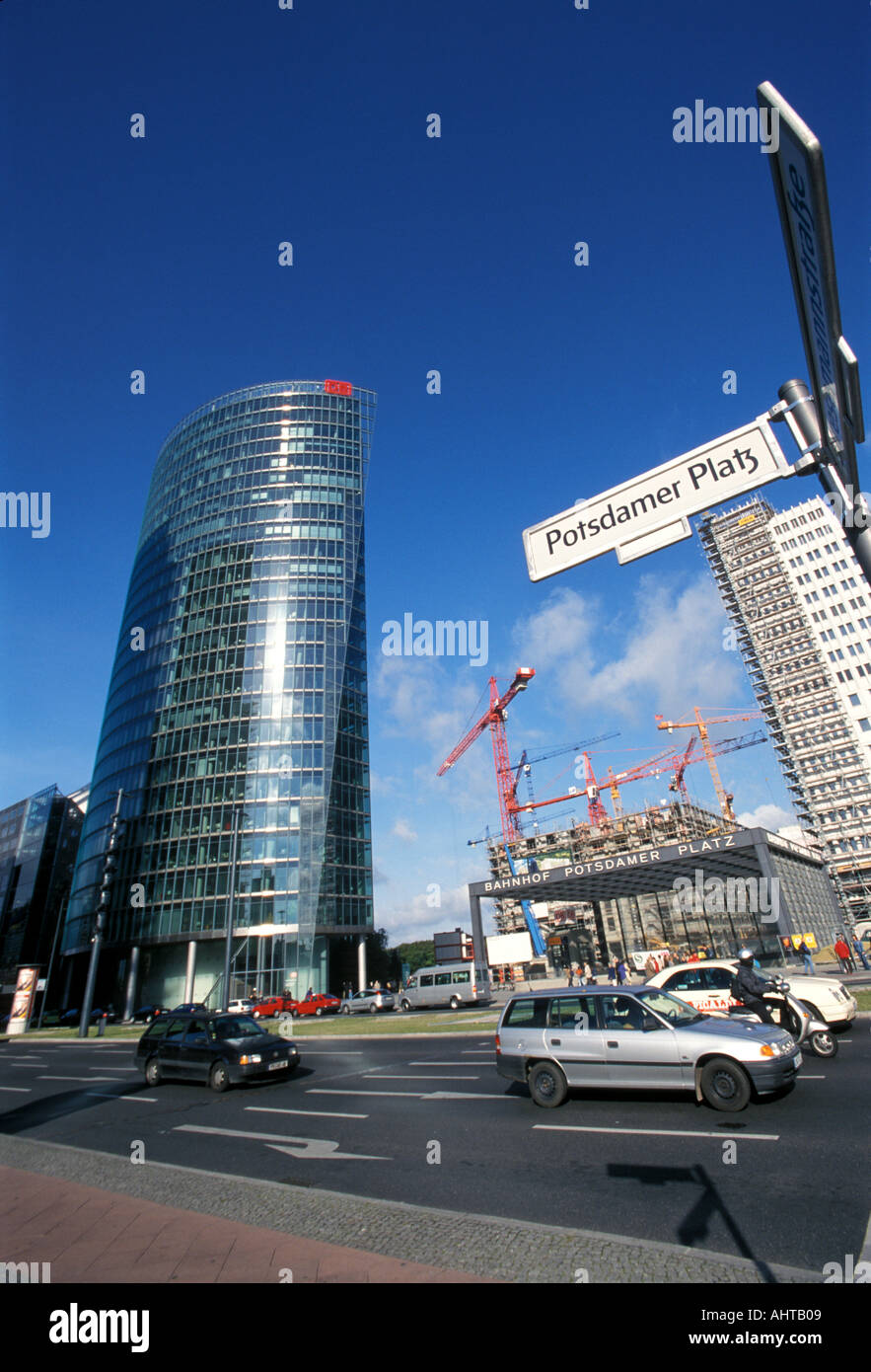 DB building Potsdamer Platz Berlin Stock Photo - Alamy