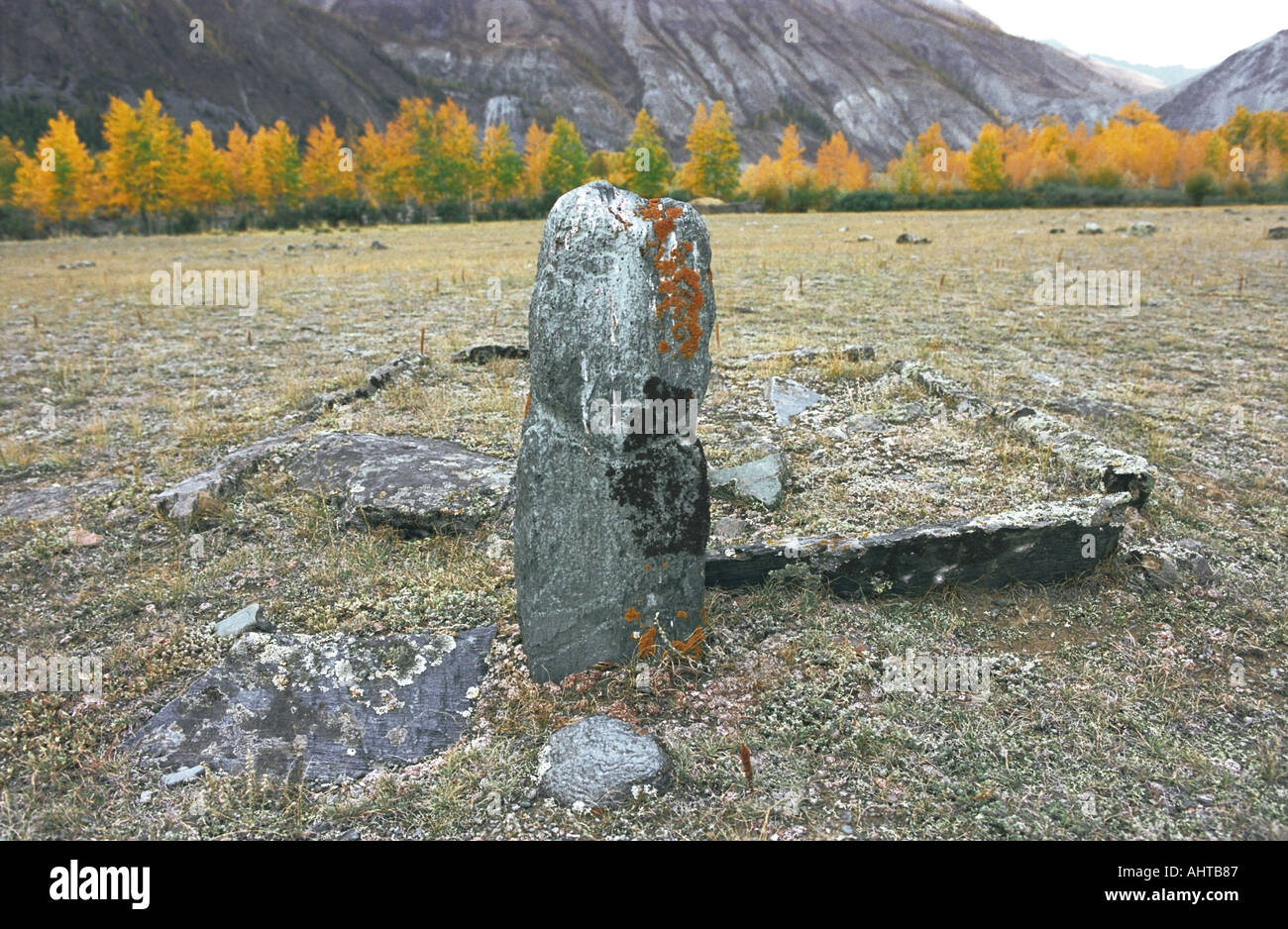 Ancient Stone Figurine of Turkic Warrior also known as Balbal or Menhir ...