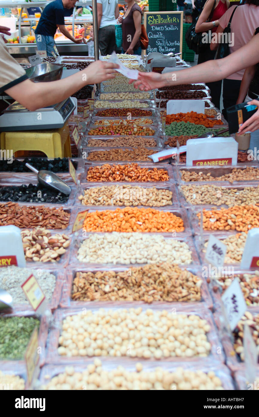 Dried fruit and nuts at Borough market London Stock Photo - Alamy