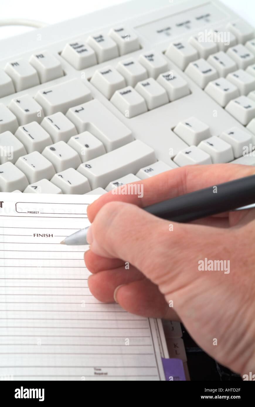 Hands pc keyboards hi-res stock photography and images - Alamy