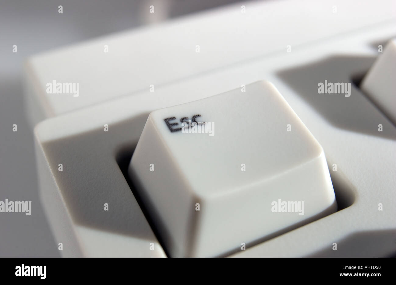 escape key on a computer keyboard Stock Photo - Alamy