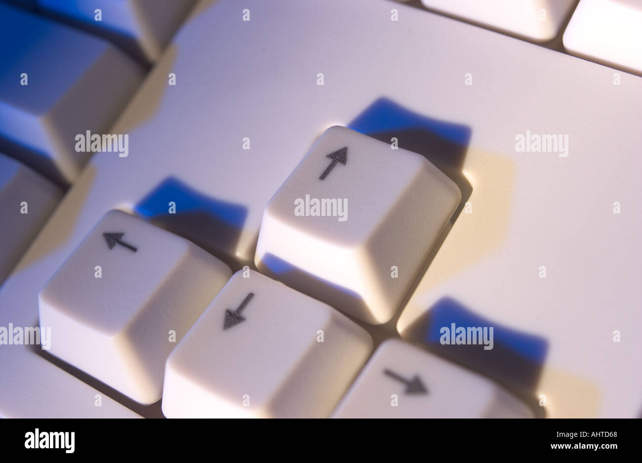 direction keys on a computer keyboard Stock Photo - Alamy