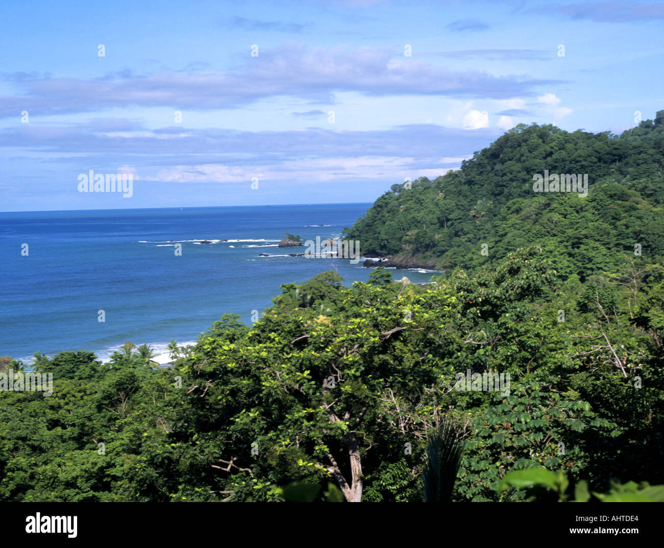 MANUEL ANTONIO COSTA RICA August View north from the Manuel Antonio ...