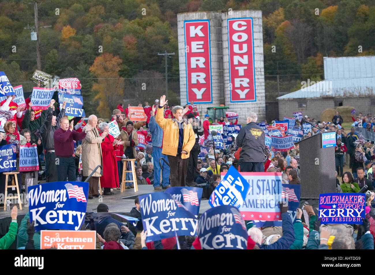 On a mid October bus tour through rural southern Ohio Kerry visits a ...