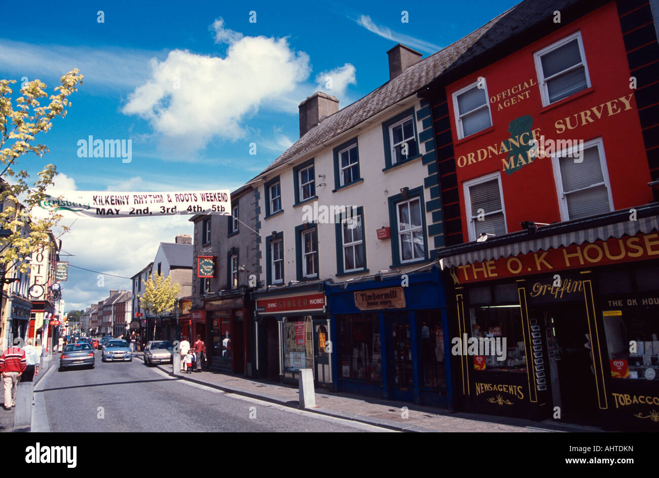 county kilkenny kilkenny town centre ireland Stock Photo - Alamy