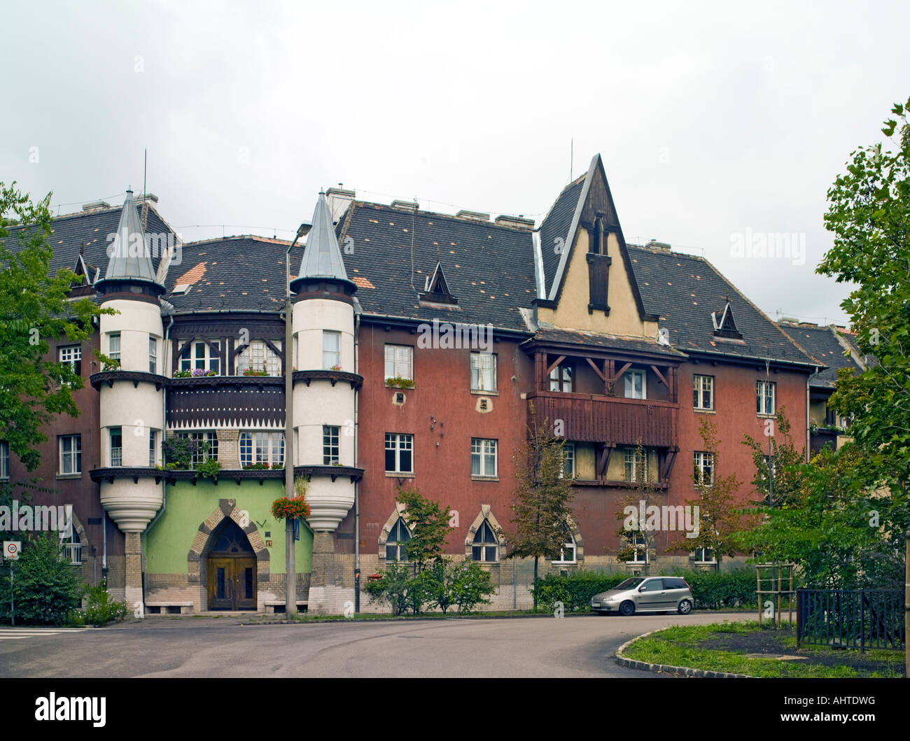 Wekerle Estate, Kispest, Budapest, Hungary Stock Photo - Alamy