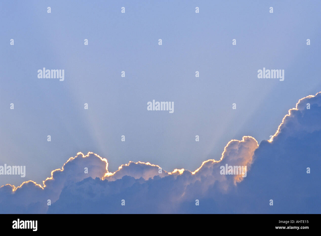 God Rays and clouds Stock Photo - Alamy