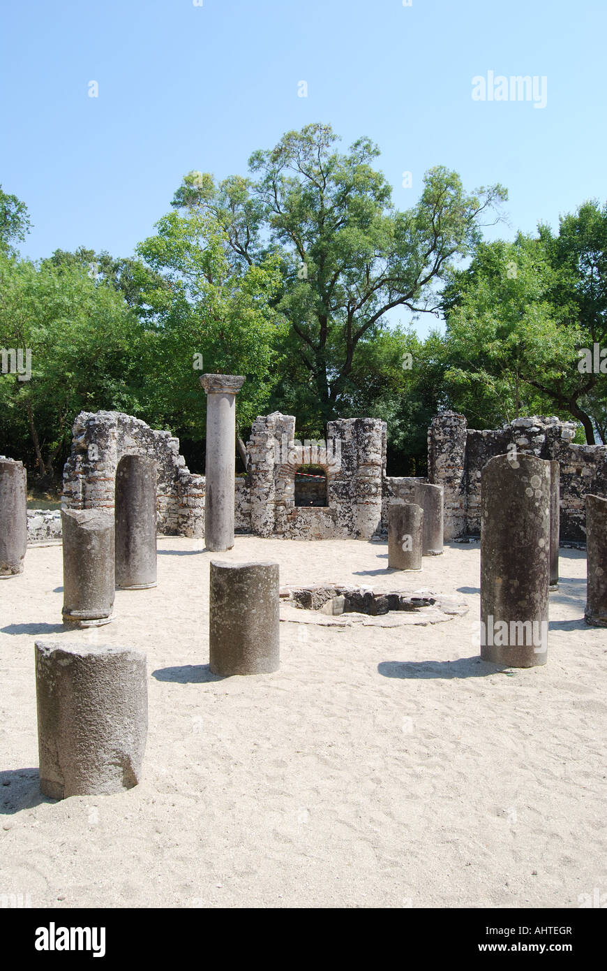 The Gymnasium, Butrint National Park, Greek archeological site, Butrint ...