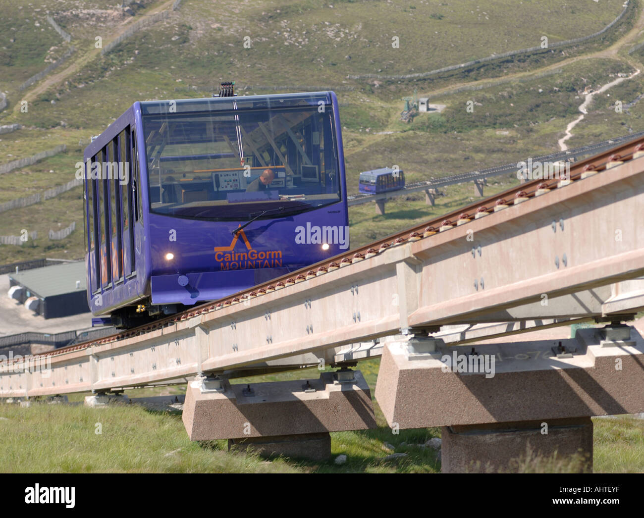 Cairngorm mountain funicular railway aviemore hi-res stock photography and images - Alamy