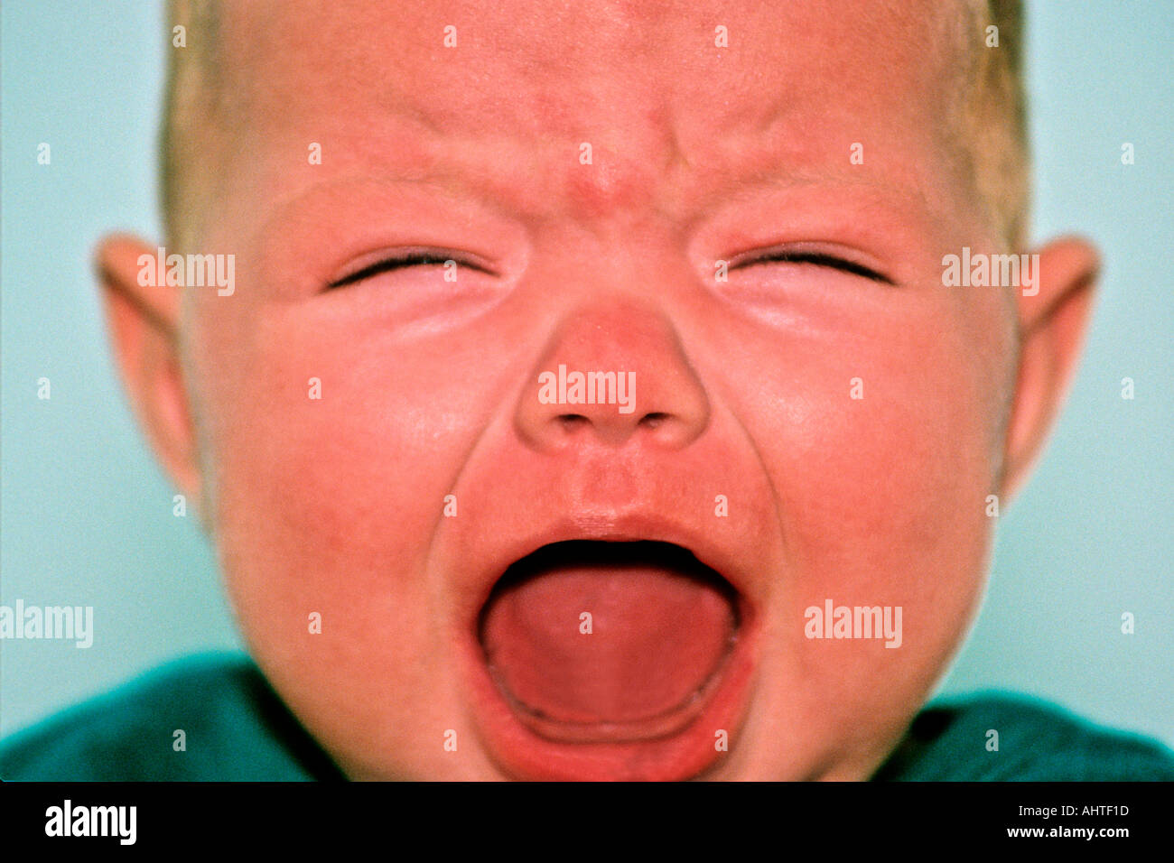 A Baby crying Stock Photo - Alamy