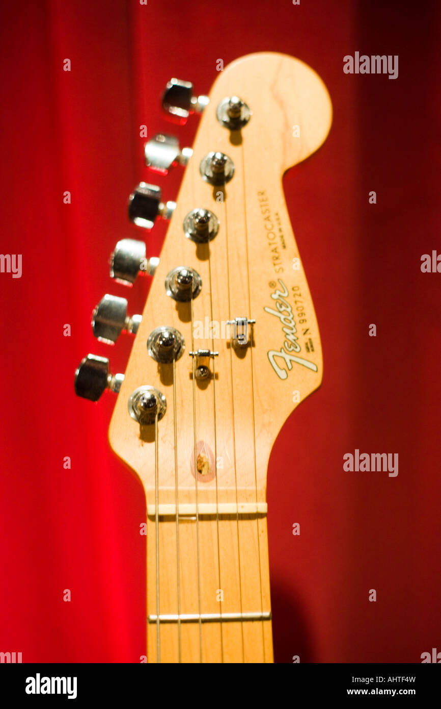 Fender stratocaster detailed view Stock Photo - Alamy