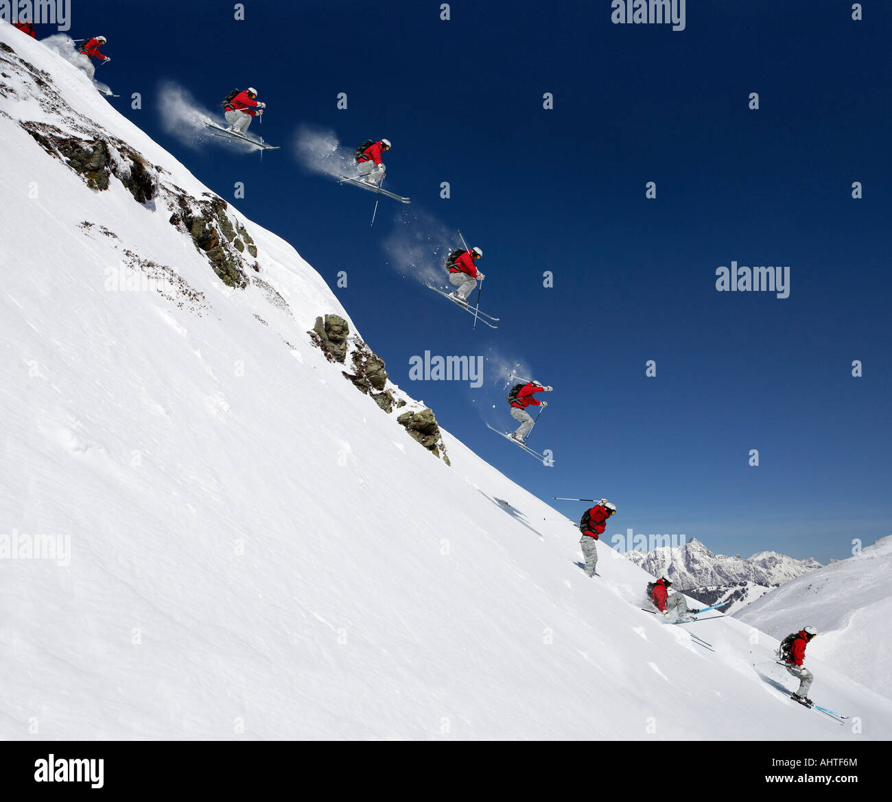 Man jumping motion multiple hi-res stock photography and images - Alamy