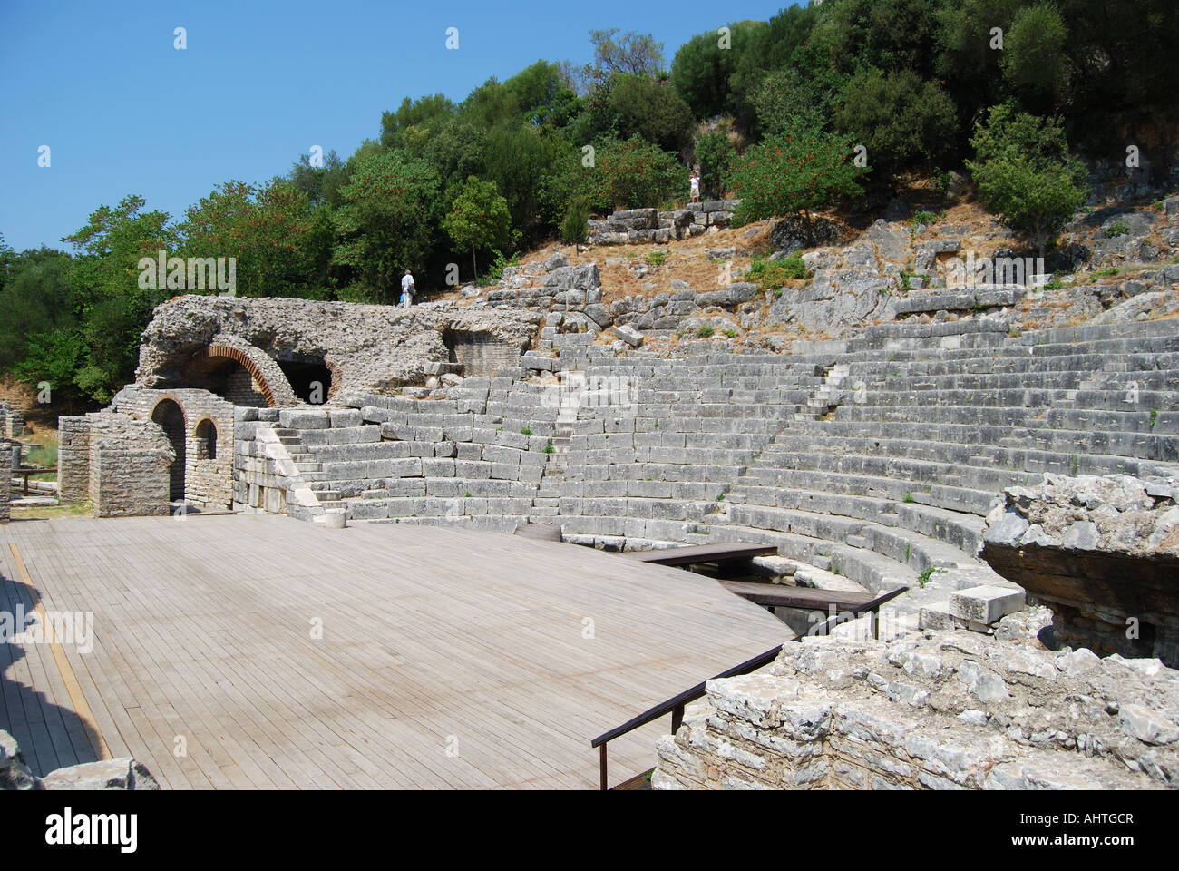 The Theatre, Butrint National Park, Greek archeological site, Butrint ...