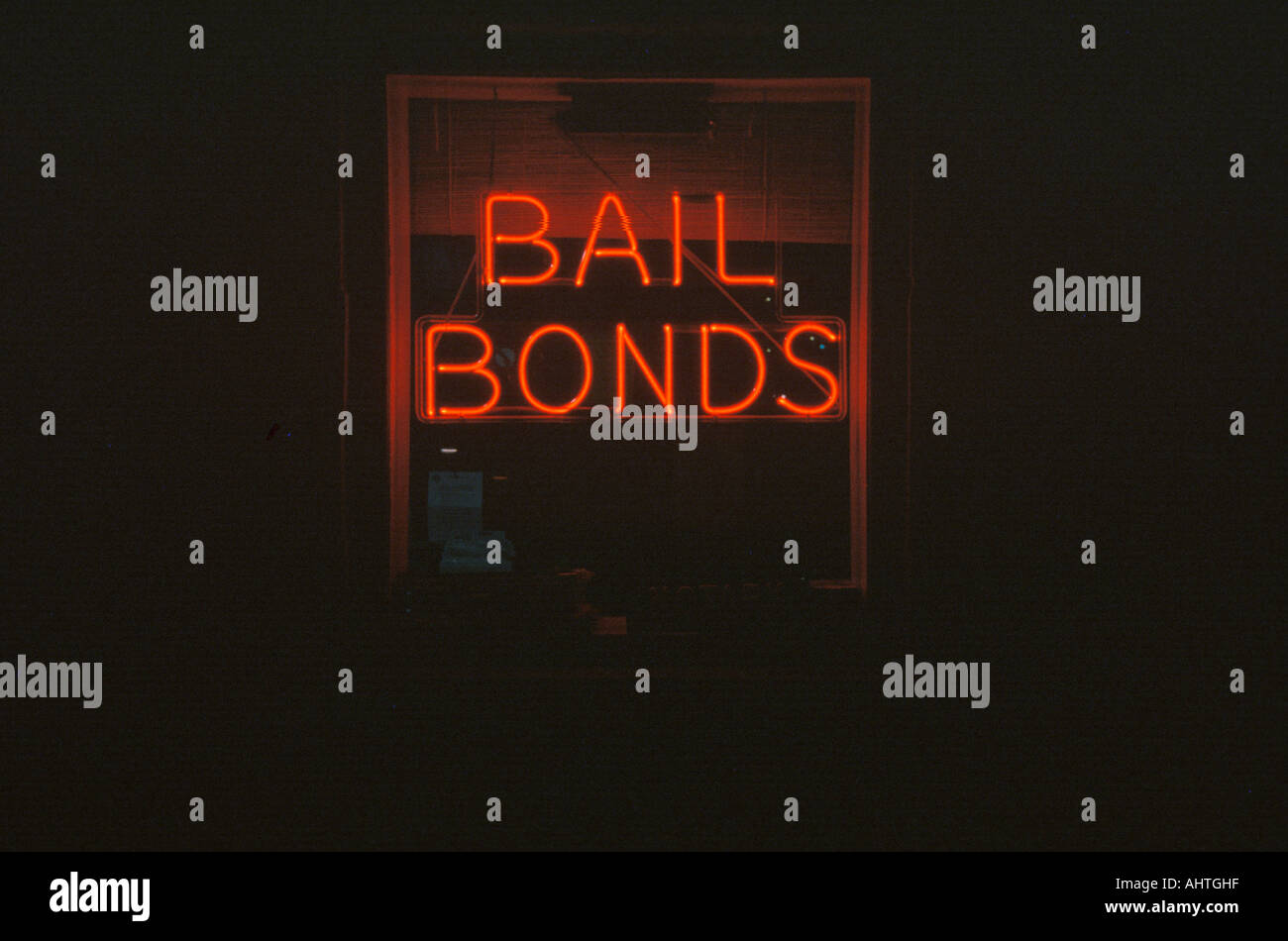Bail bonds sign hi-res stock photography and images - Alamy
