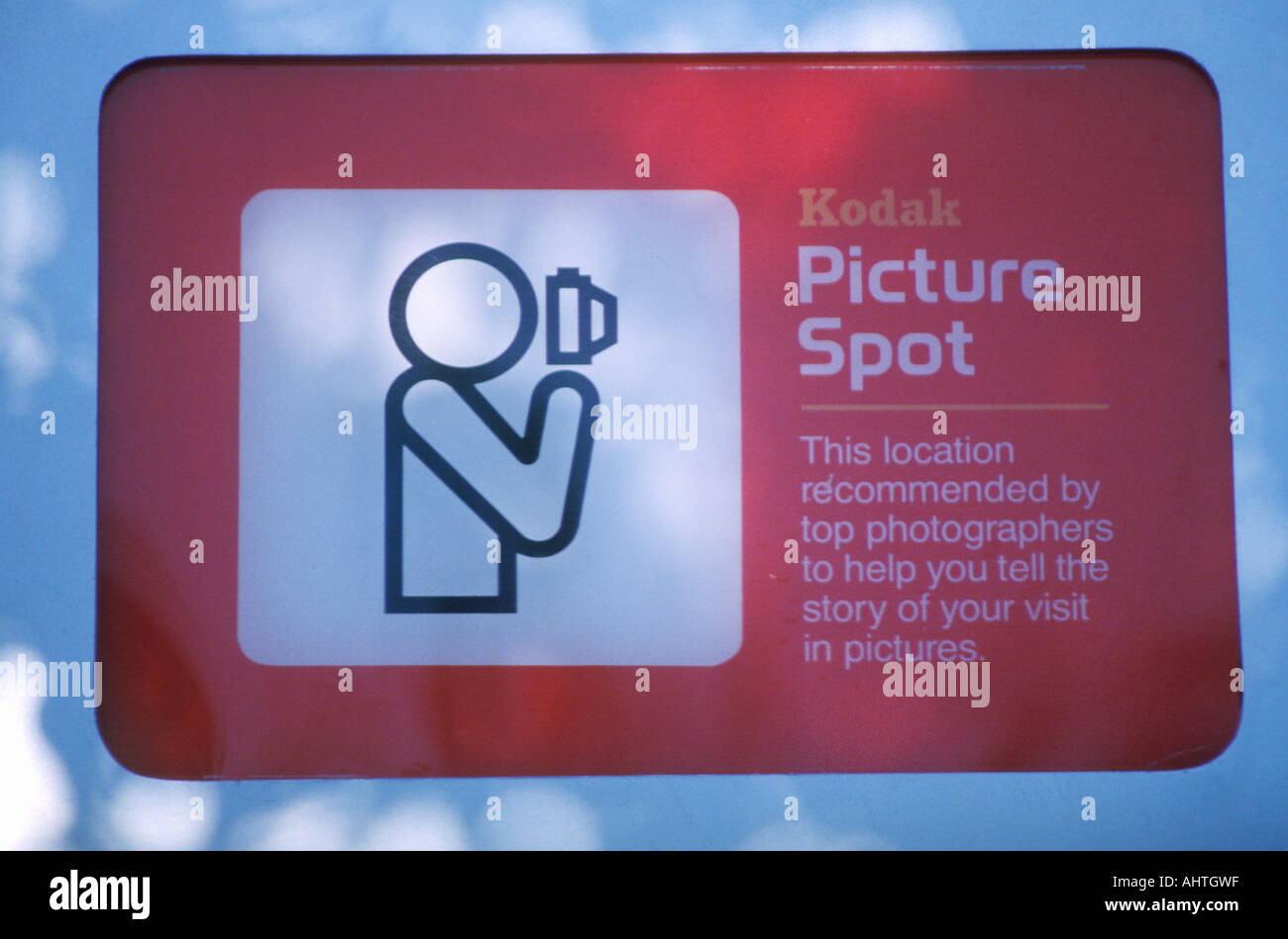 A sign that reads Kodak Picture Spot Stock Photo - Alamy