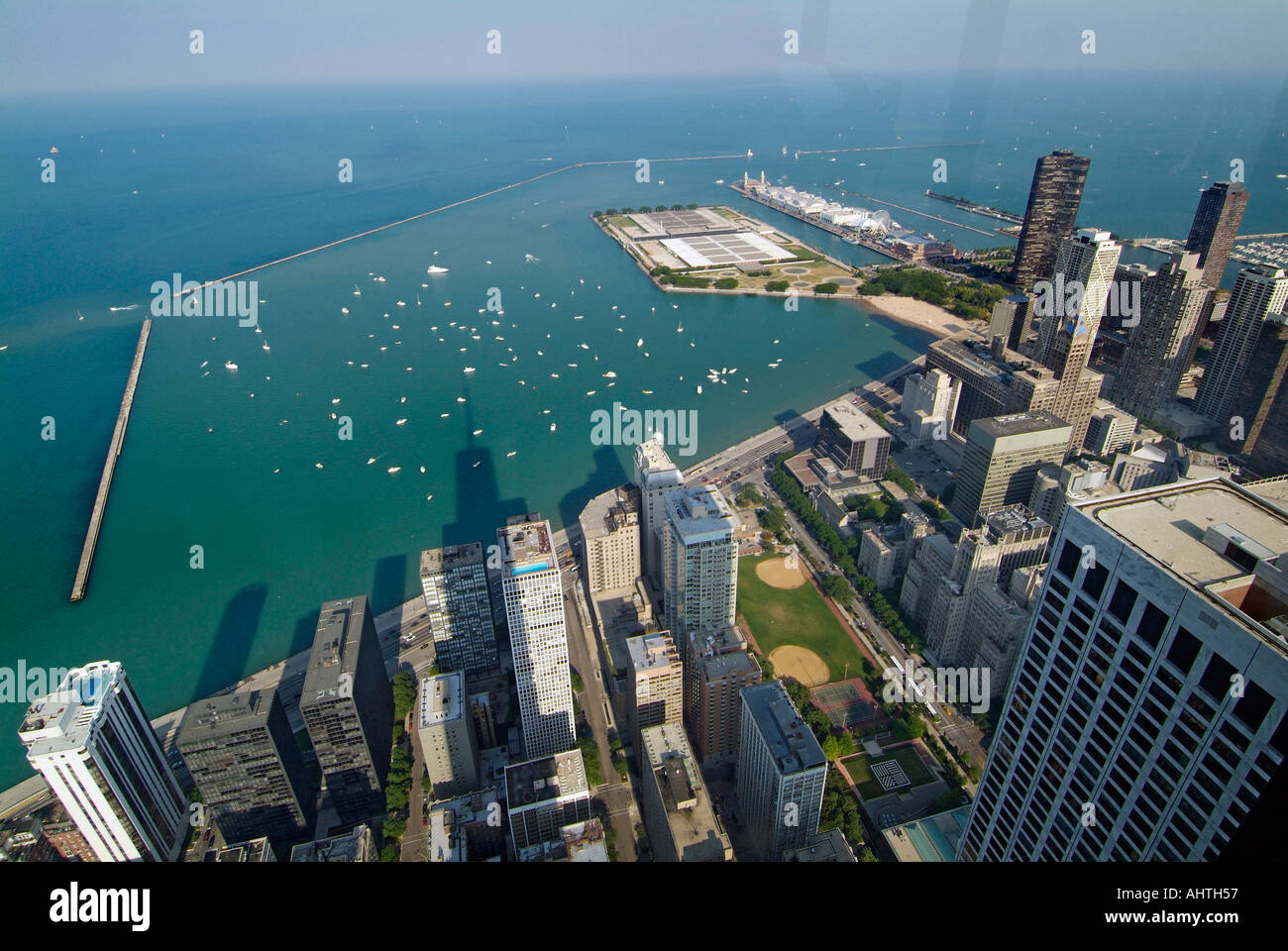 Downtown city of Chicago Illinois IL Stock Photo - Alamy