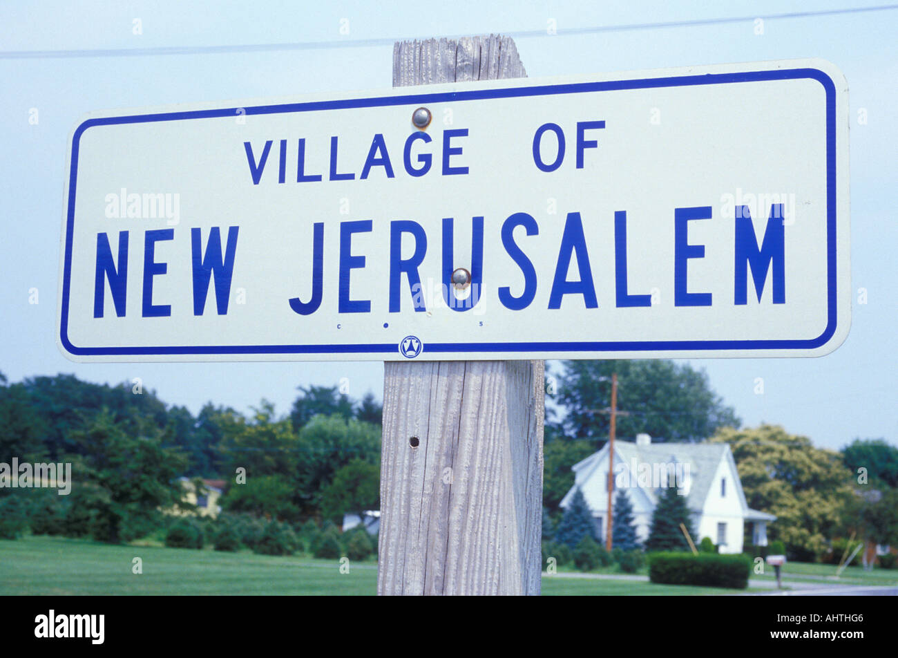 Road signs jerusalem hi-res stock photography and images - Alamy