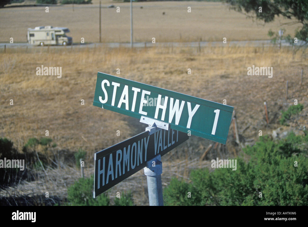 California Route 1 sign Stock Photo - Alamy