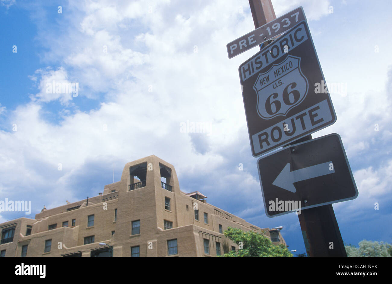 Route 66 sign in New Mexico Stock Photo - Alamy