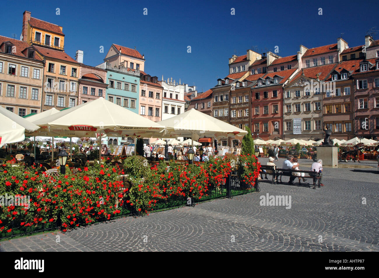 Old Town square in Warsaw Stock Photo - Alamy