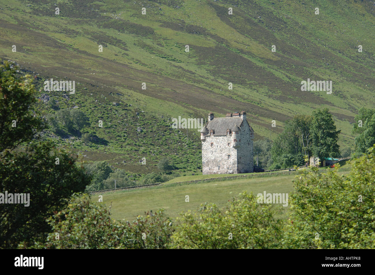Forter Castle Glen Isla Angus Stock Photo - Alamy