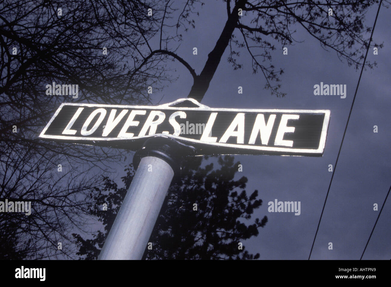 Lovers lane sign hi-res stock photography and images - Alamy