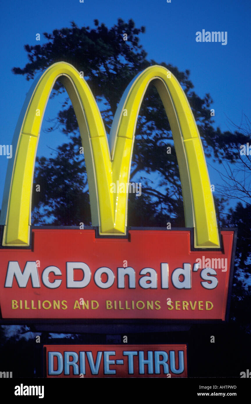 A sign that reads McDonald s Stock Photo - Alamy