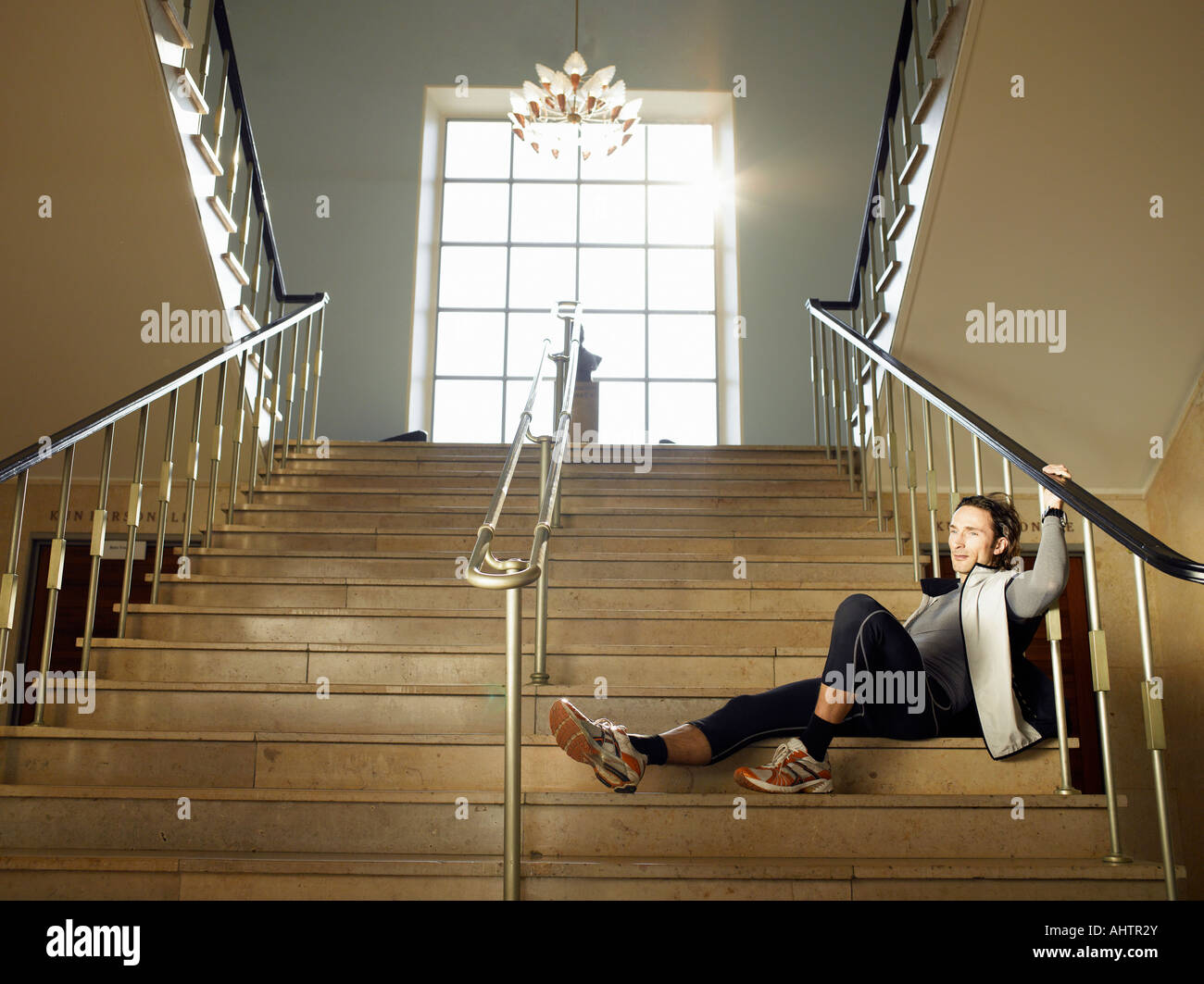 Sit sits sitting on steps hi-res stock photography and images - Alamy