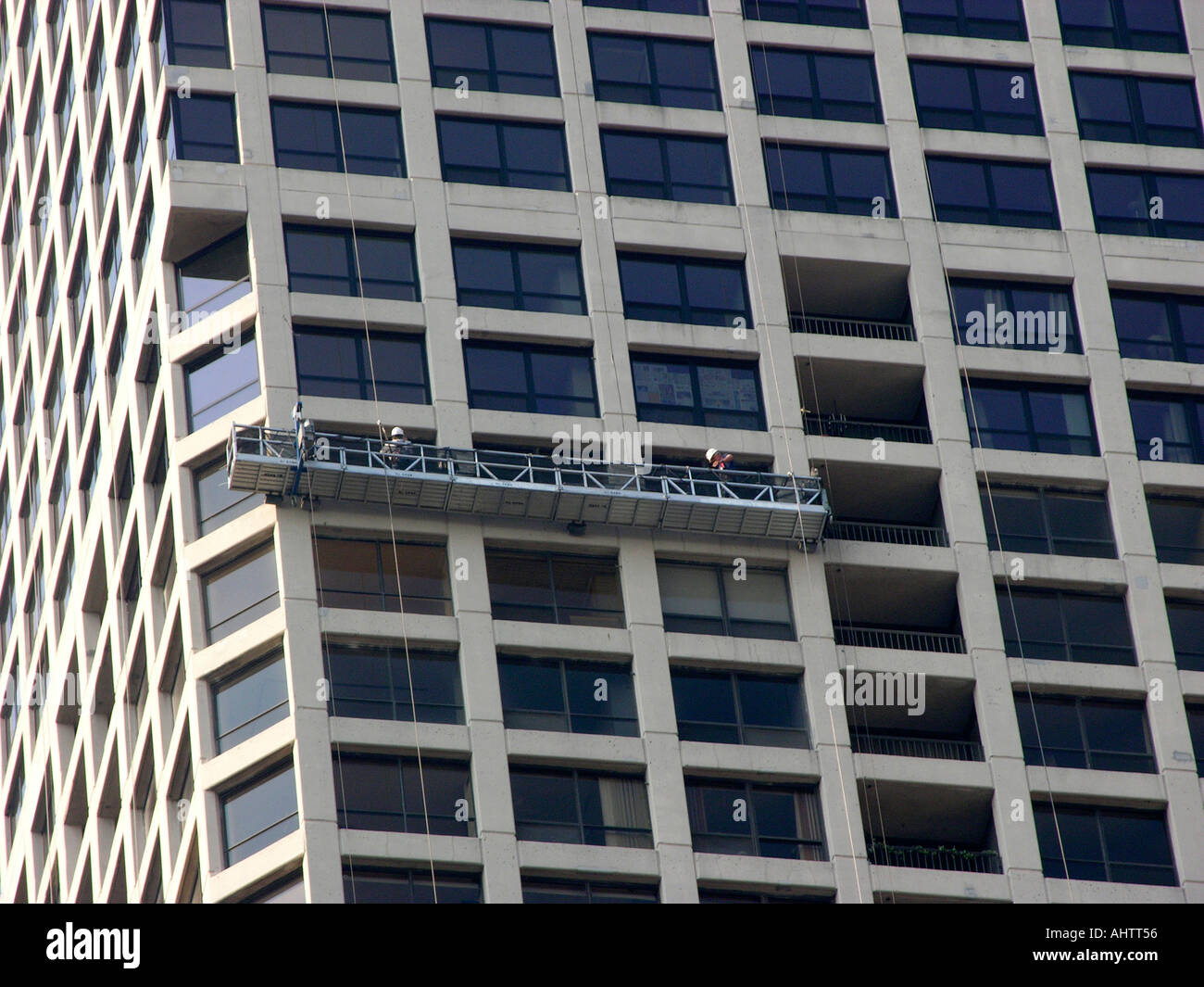Chicago window washer hi-res stock photography and images - Alamy
