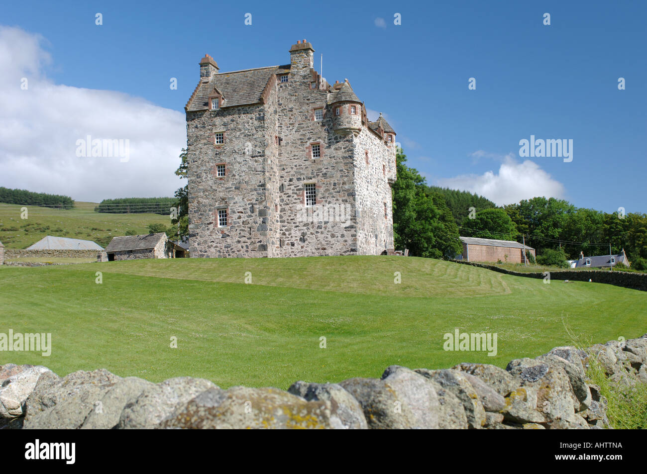 Forter Castle Glen Isla Angus Stock Photo - Alamy