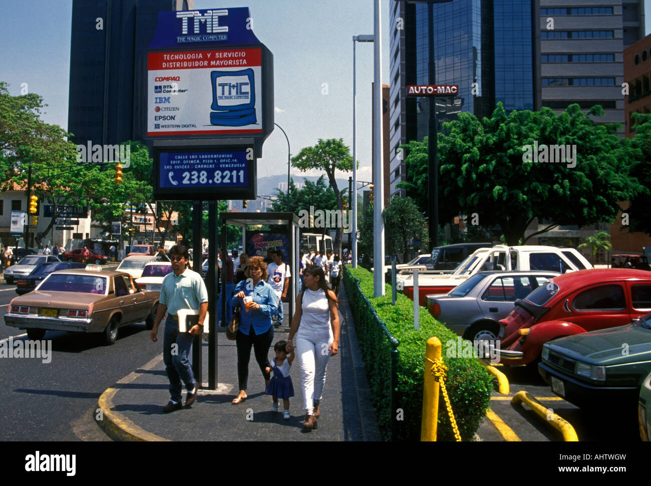 Venezuelan people, downtown, El Centro, city of Caracas, Caracas ...