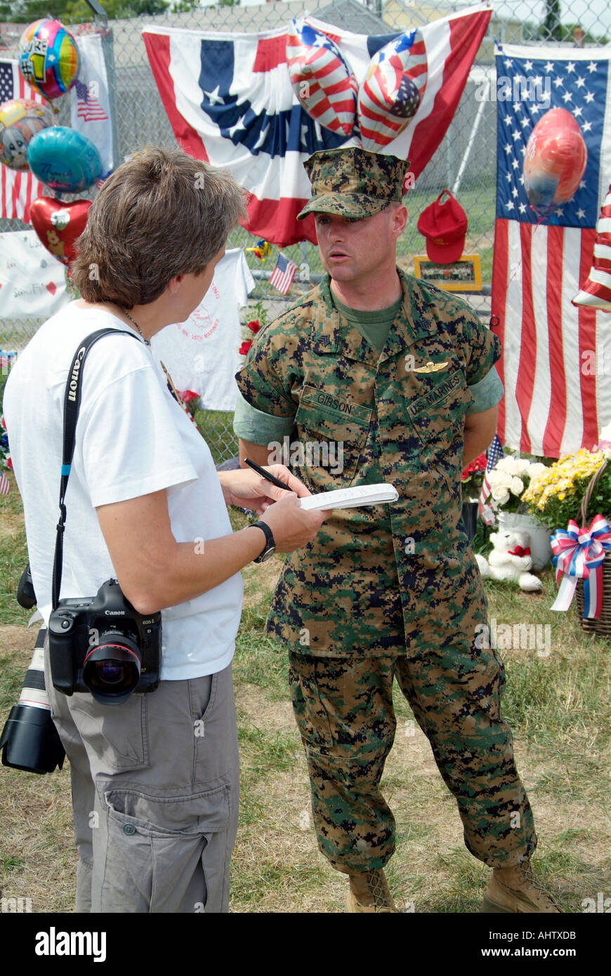 Television Newspaper Magazine Radio reporter conducts interview about ...