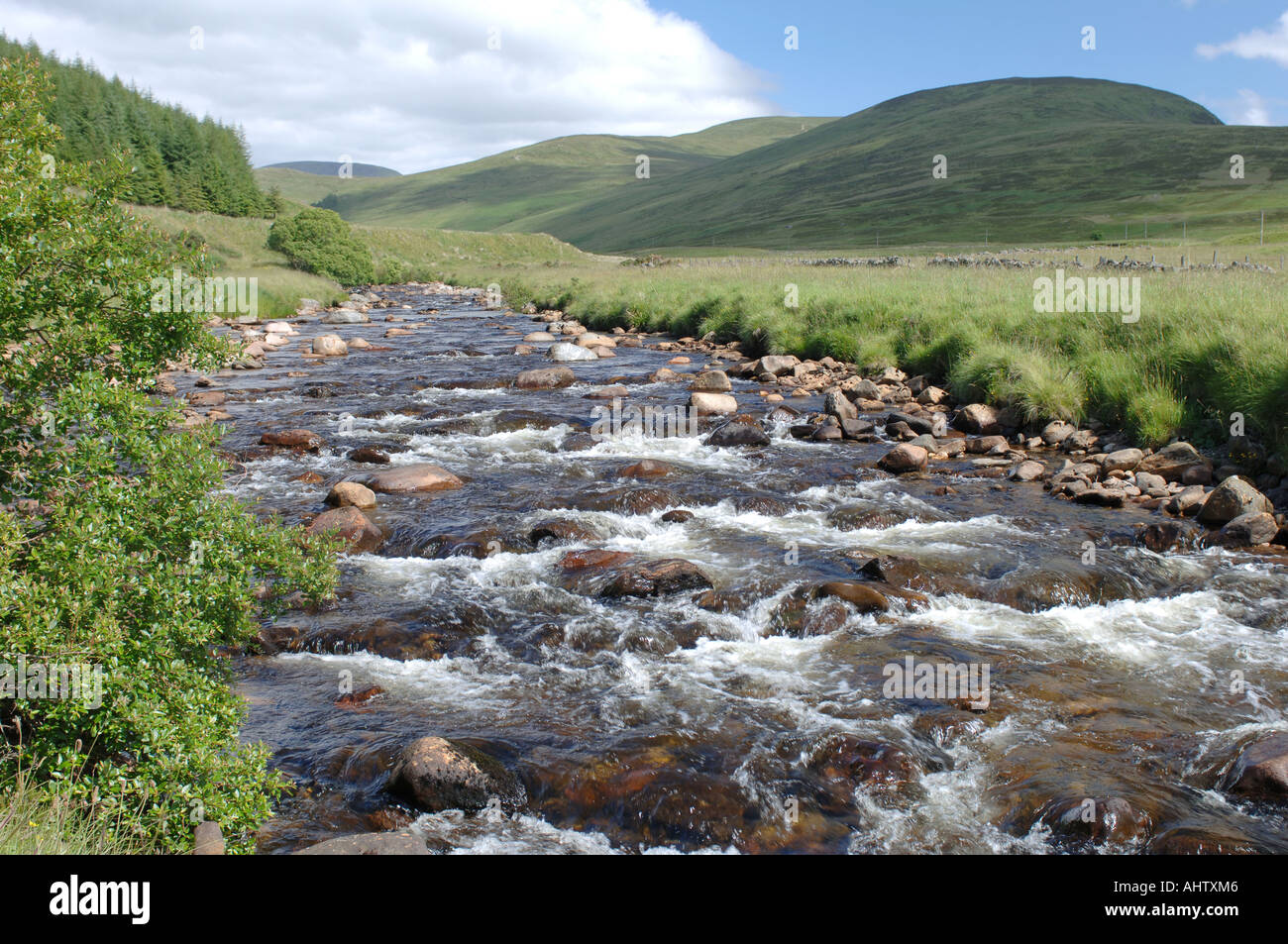 River at Auchavan Glen Isla Angus Stock Photo - Alamy