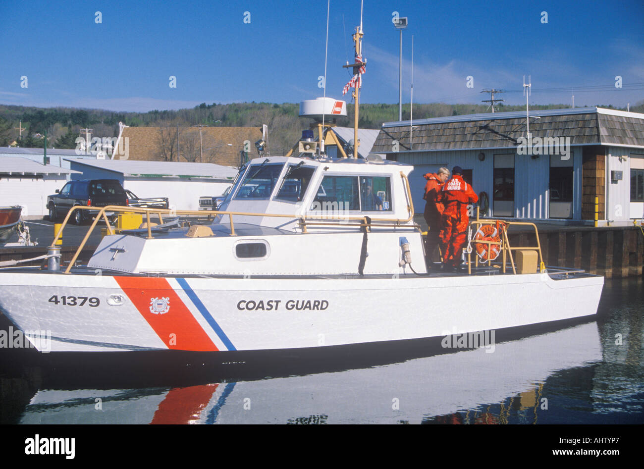 United States Coast Guard Boat on Lake Superior Bayfield Wisconsin ...