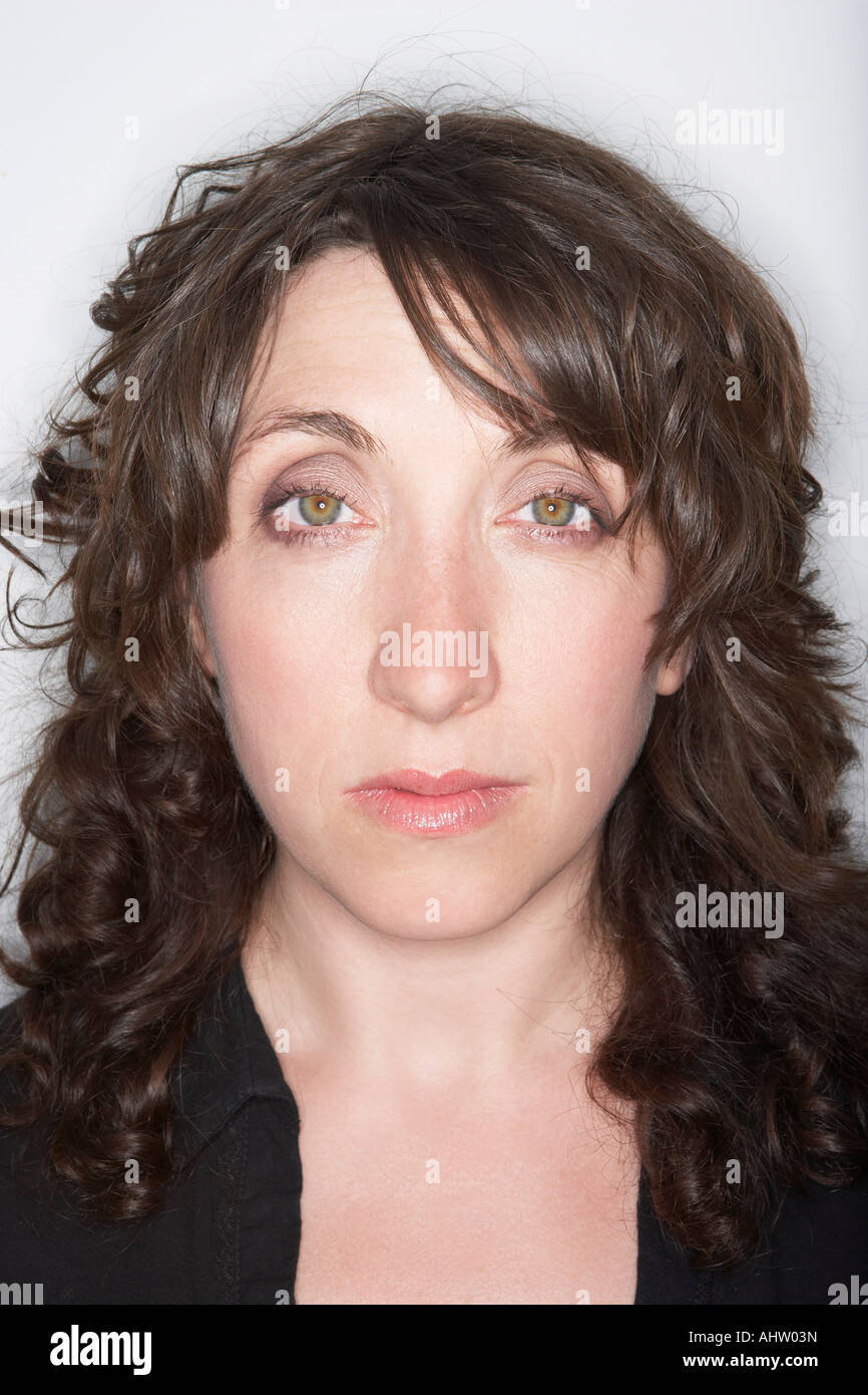 Woman looking at camera Stock Photo - Alamy