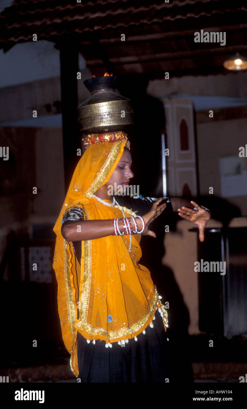 Indian dancing girl performs a traditional dance routine Stock Photo ...