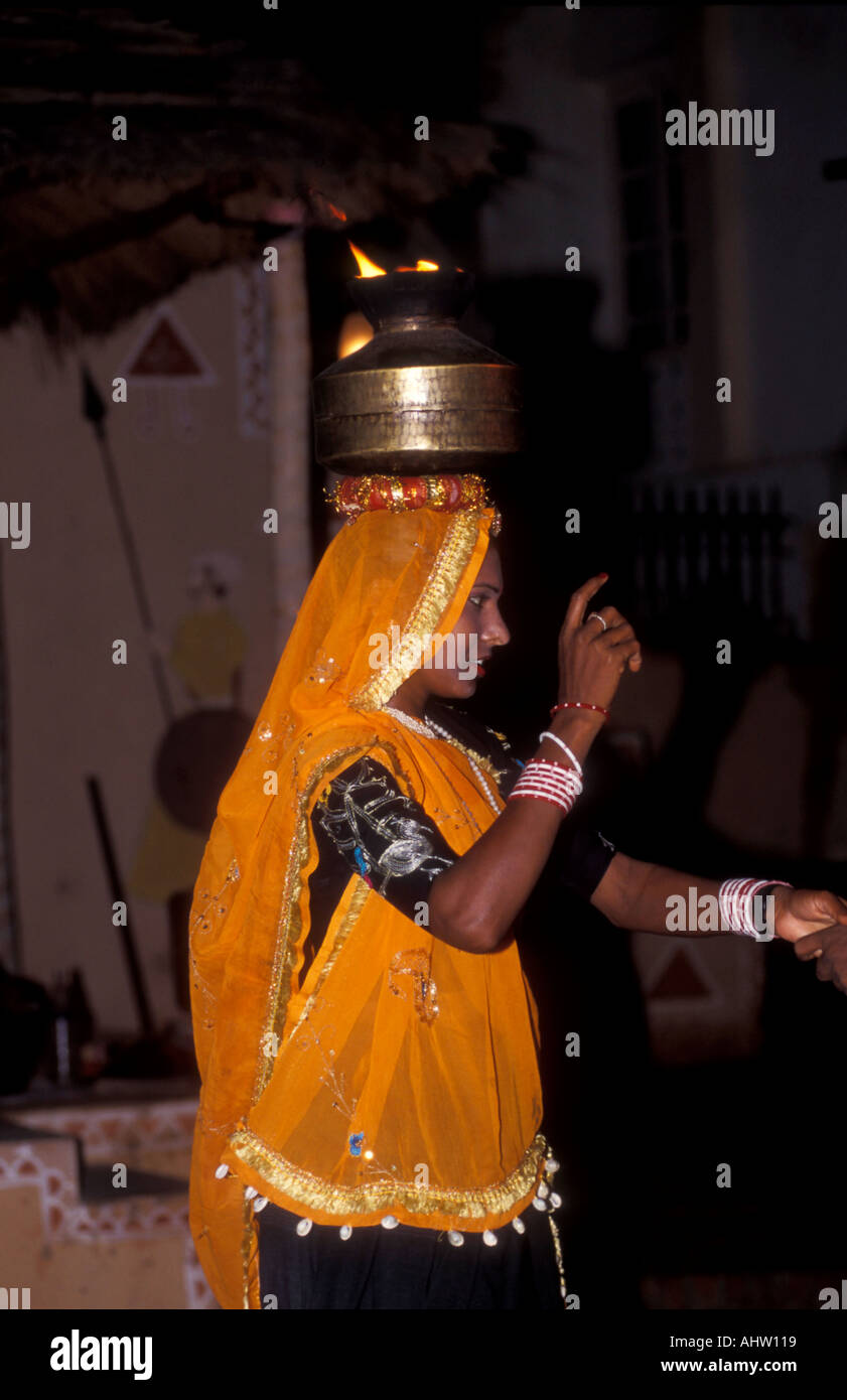 Indian dancing girl performs a traditional dance routine Stock Photo ...