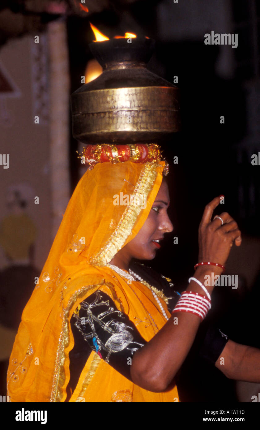 Indian dancing girl performs a traditional dance routine Stock Photo ...